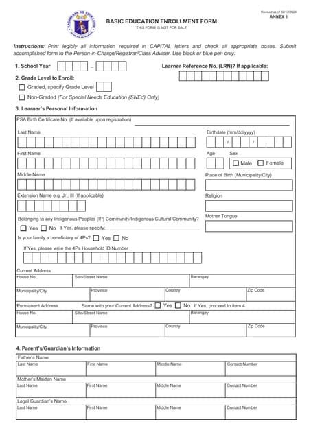 Basic Education Enrollment Form 021224 1pdf