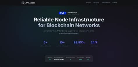 J•node Reliable Validator And Node Services