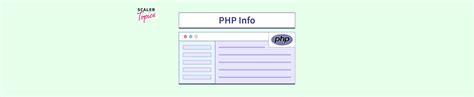 How To Create And Use Phpinfo Scaler Topics