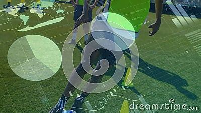 Data Processing With Soccer Players Training Stock Video Video Of Digitally Digital