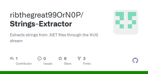 Github Ribthegreat99orn0pstrings Extractor Extracts Strings From