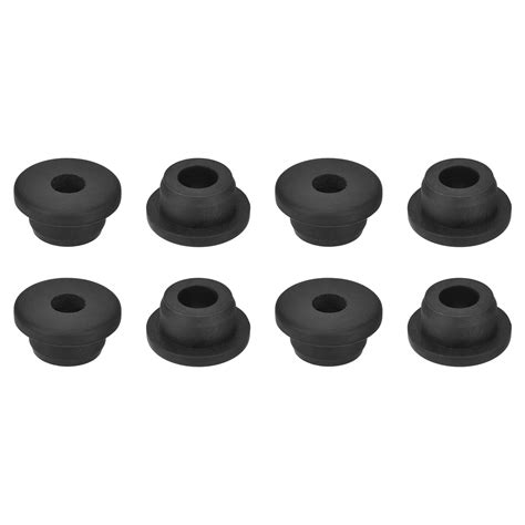 Uxcell 8pack Silicone Rubber Grommets 1316 Drill Hole 716 Id Top