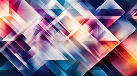 Colorful Geometric Abstraction Creates Dynamic Visual Energy In