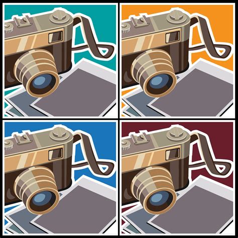 Retro Rangefinder Camera 44594646 Vector Art At Vecteezy