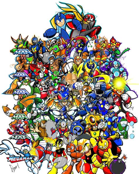 This Pic25 Years In The Making All 46 Nes Robot Masters That I