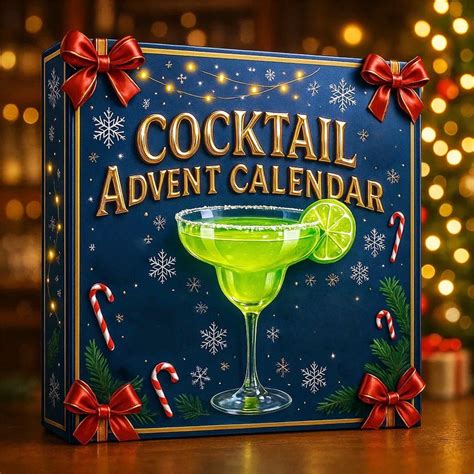 Auhomi Cocktail Advent Calendar 24 Days Cocktail Countdown Calendar