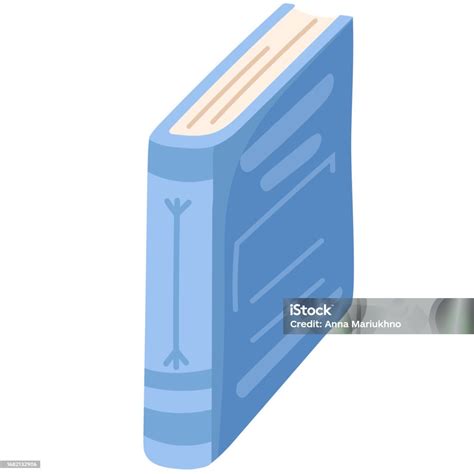 Book To Read In Flat Style Literature For Reading And Education Stock