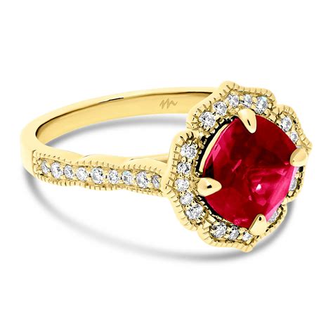 Lavender Lab Grown Ruby Moi Moi Fine Jewellery