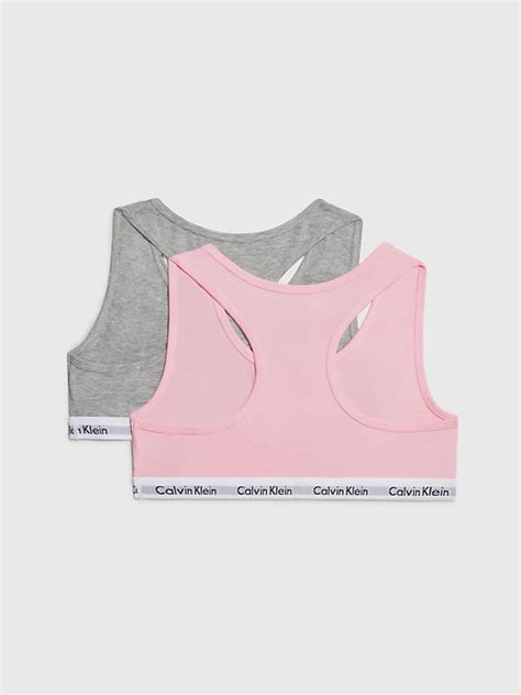 2 Pack Girls Bralettes Modern Cotton Calvin Klein® G80g897000901