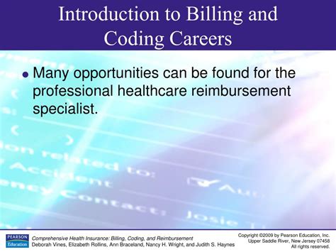 Ppt Chapter 1 Introduction To Professional Billing And Coding Careers