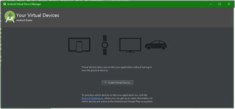 How To Create Virtual Device Emulator In Android Studio