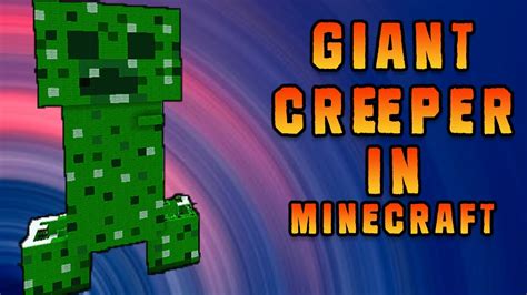I Made A Giant Creeper In Minecraft Then This Happened YouTube