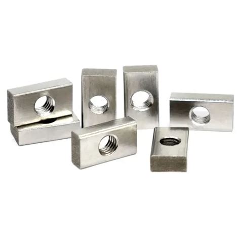 Din 562 Stainless Steel Nut Rectangle Thin Rectangular M8 Square Nut