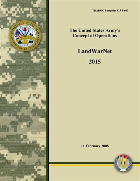 landwarnet 2015 tradoc u s army