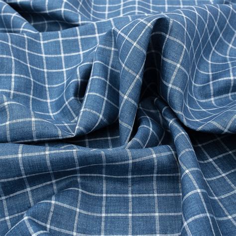 Buy Check And Gingham Linen Fabrics Australia De Linum