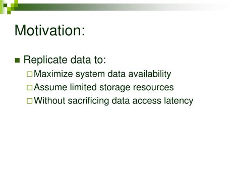 Ppt A Dynamic Data Grid Replication Strategy To Minimize The Data Missed Powerpoint