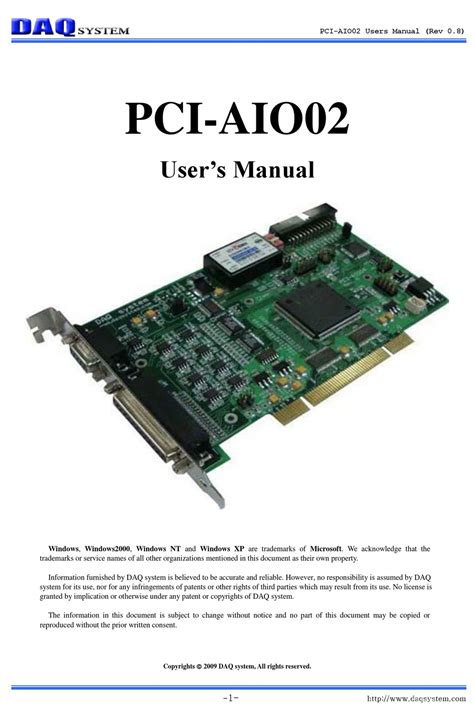 daq system pci aio02 user manual pdf download manualslib