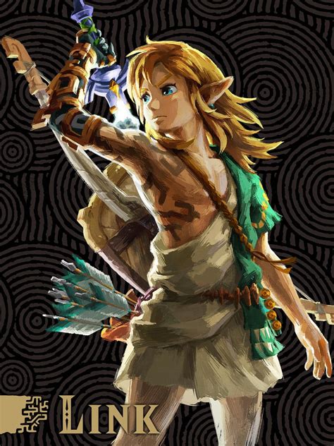 Totk New Official Artwork Shared For Tears Of The Kingdom Rzelda