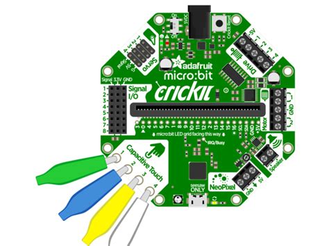 Makecode Touch Introducing Adafruit Crickit Makerobotfriend