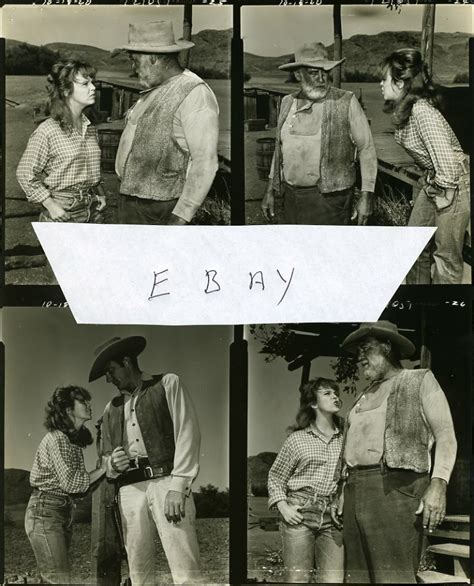Gunsmoke James Arness Anne Helm Orig 8x10 Contact Sheet Very Rare G93