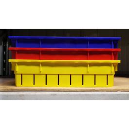 Container Market Tray Nestable Stackable BLUE COLOR