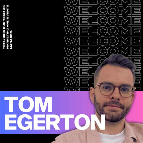 Exciting News Tom Egerton Joins The Architecture Social Community