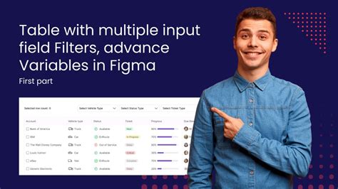 Master Advanced Filters In Figma Create Tables With Multiple Input