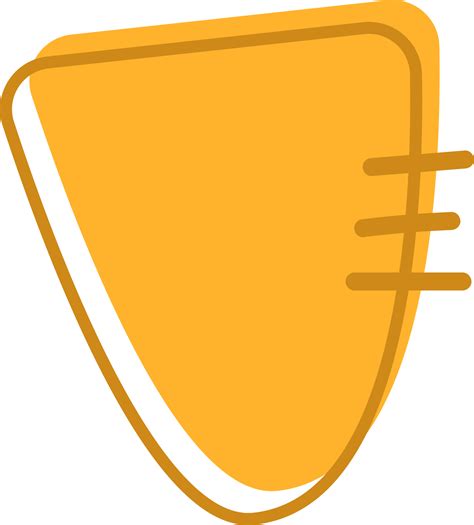 Text Bubble Shape Abstract With Yellow Color 12981150 Png