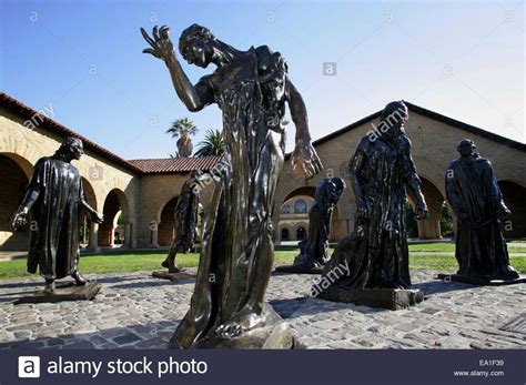 The Burghers Of Calais Bronze Sculptures By Auguste Rodin At