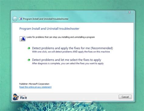 Fix It Desta Vez Remover E Instalar Programas