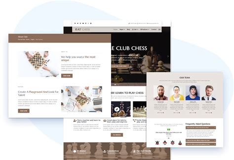 Responsive Chess Joomla Template At Chess