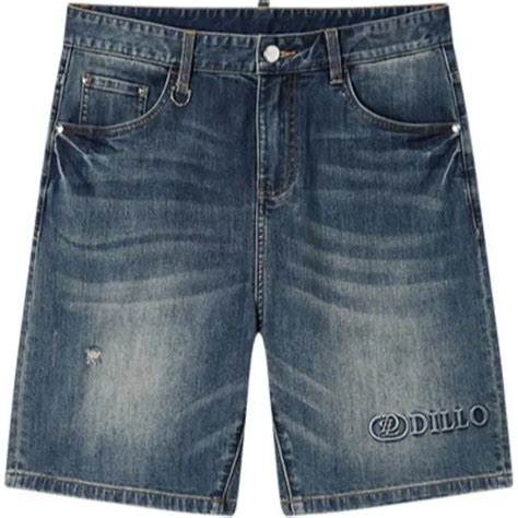 Dillo Denim Shorts Men Blue Gray Poizon