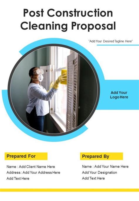 Cleaning Bid Template