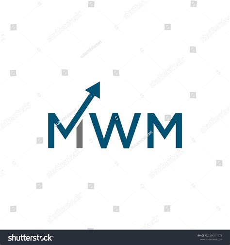 Mwm Logo Design Initial Generic Vector Stock Vector Royalty Free