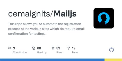 GitHub Cemalgnlts Mailjs This Repo Allows You To Automate The Registration Process At The