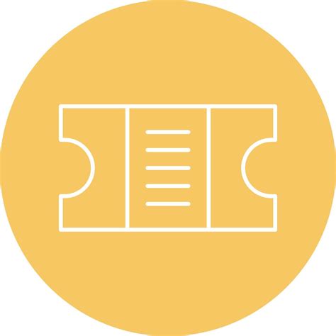 Validating Ticket Line Circle Icon Design 45949564 Vector Art At Vecteezy