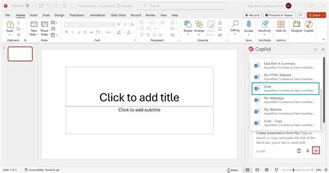 Create PowerPoint Presentations from Word Documents with Copilot for Microsoft 365 ...