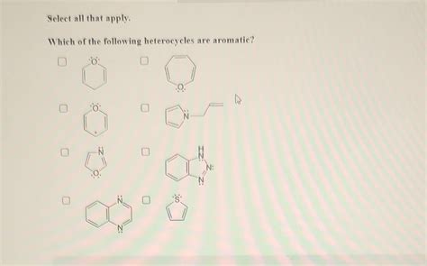 Solved Select All That Apply Which Of The Following