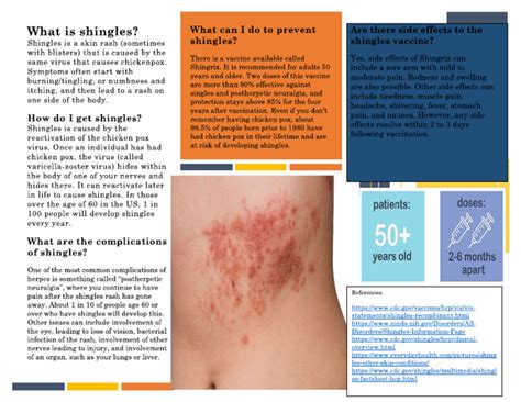 Shingles Sheet Version 2 Pdf