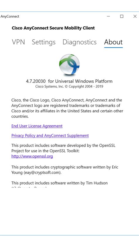 Cisco Anyconnect Mobile