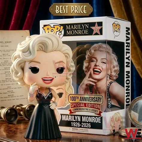 New Marilyn Monroe 100th Anniversary Special Edition Pop Figure Doll