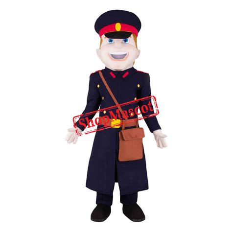Postal Officer Mascot Costume