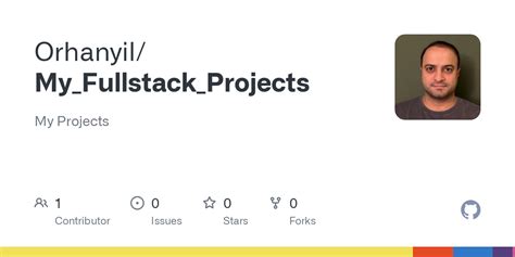 github orhanyil my fullstack projects my projects