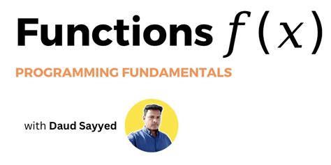 Daud Sayyed On Linkedin Programming Functions Reusability Modularity Learncoding Efficiency