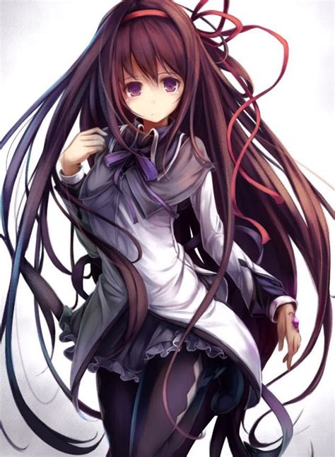 Anime Girl Half Demon Half Angel