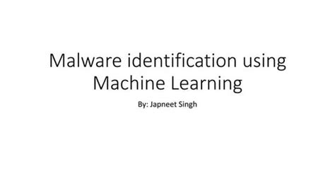 Malware Detection Using Data Mining Techniques Pptx