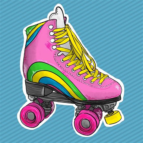 Retro 80s Roller Skate Etsy