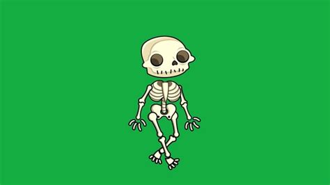dancing skeleton animation