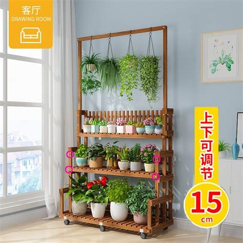 木質花架 陽臺花架 園藝花架 盆栽架 花架多層花架子室內家用陽臺客廳花盆架防腐木移動架子置物架吊蘭 蝦皮購物
