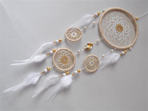 Beige Dream Catcher Large Tan Dreamcatcher Boho Wall Hanging Wedding